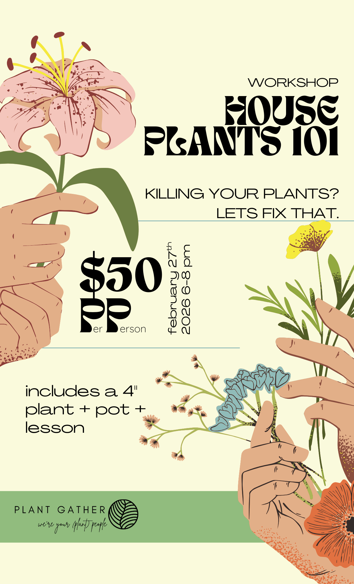 House Plant Care 101 Workshop – Plant Gather